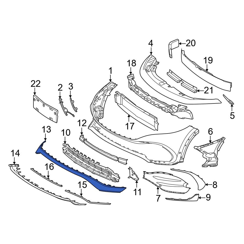 Mercedes-Benz OE 24388526039999 - Grille Molding