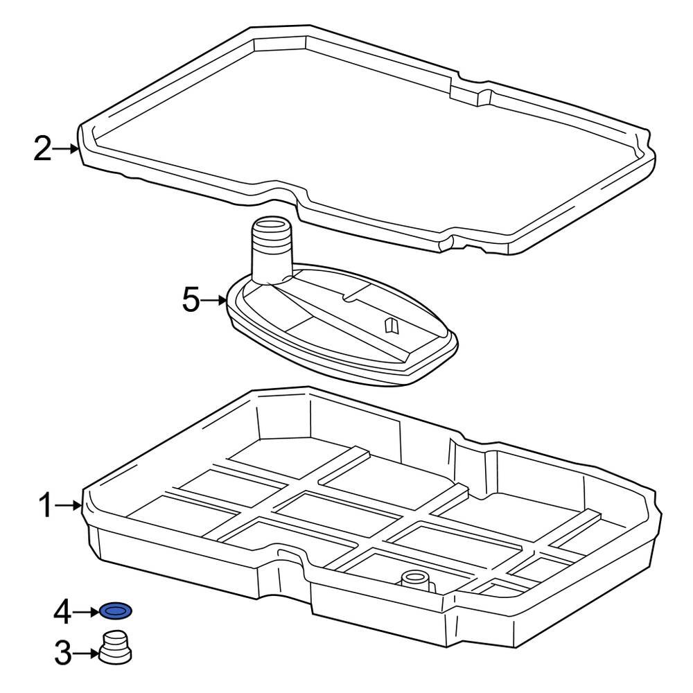 Mercedes-Benz OE 1402710060 - Automatic Transmission Drain Plug Gasket