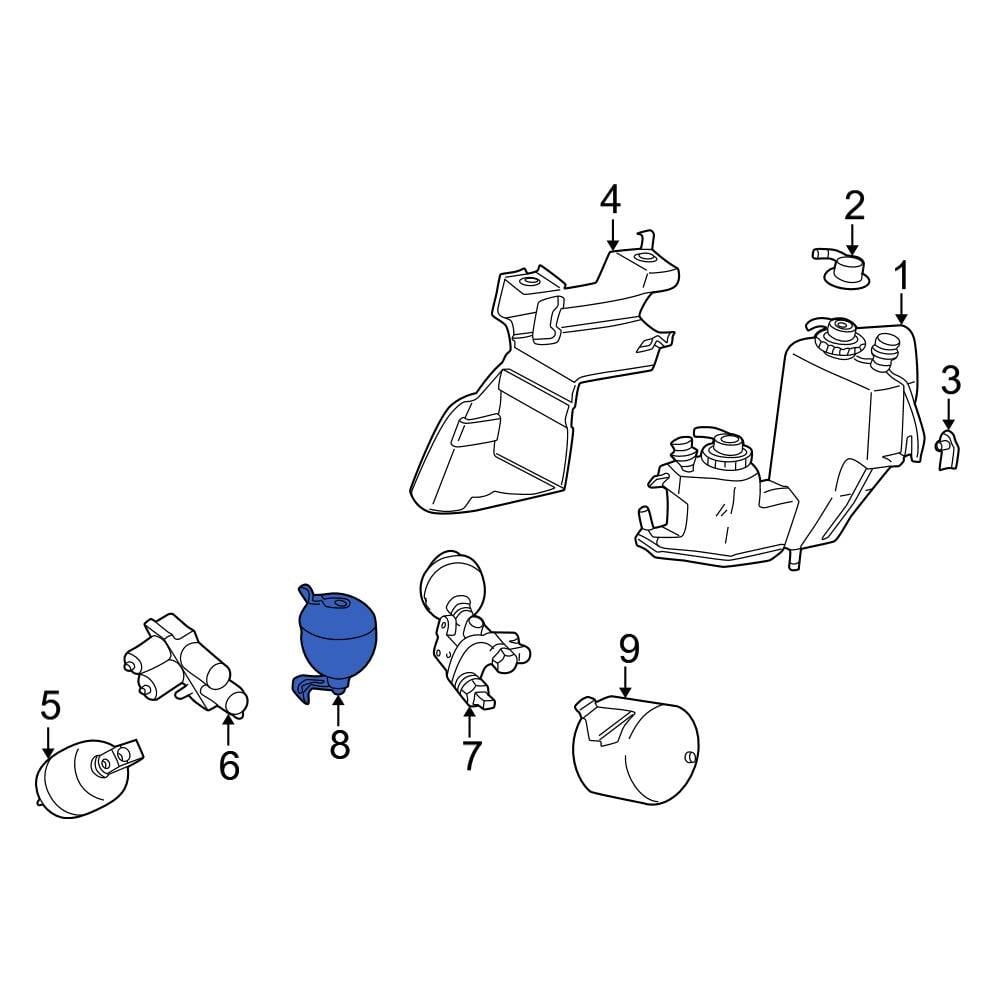 Mercedes-Benz OE 2203200415 - Rear Suspension Self-Leveling Unit ...