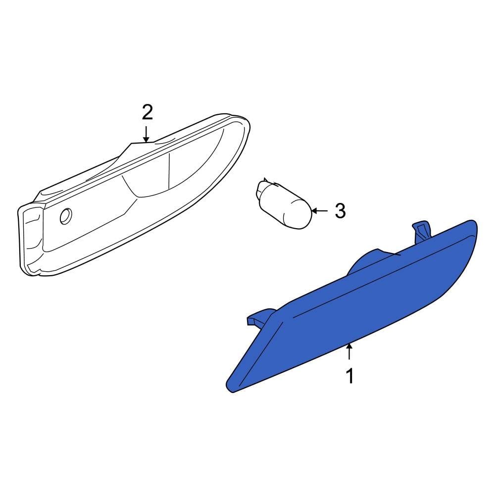 Mercedes-Benz OE 2218200621 - Right Side Marker Light