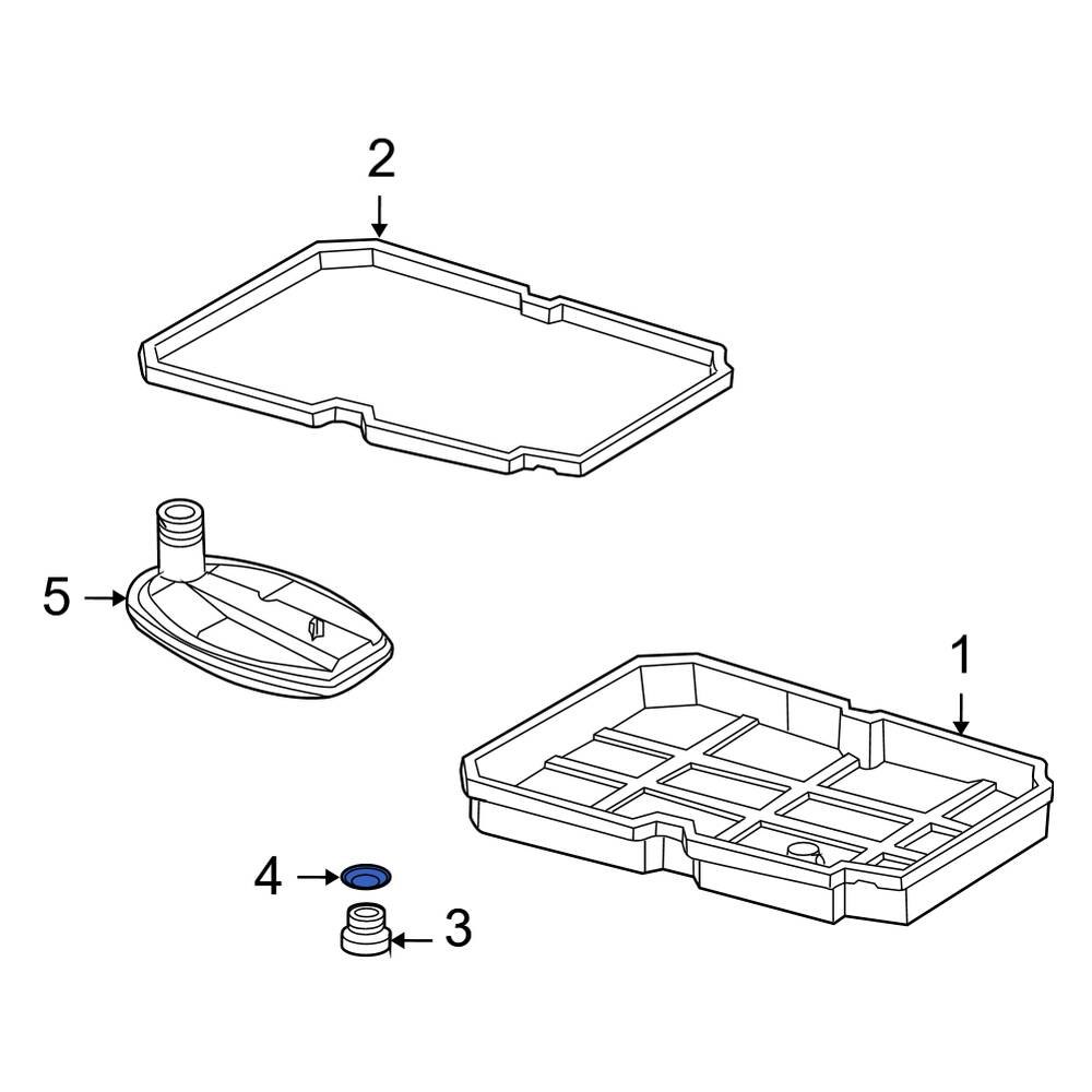 Mercedes-Benz OE 1402710080 - Transmission Oil Pan Gasket
