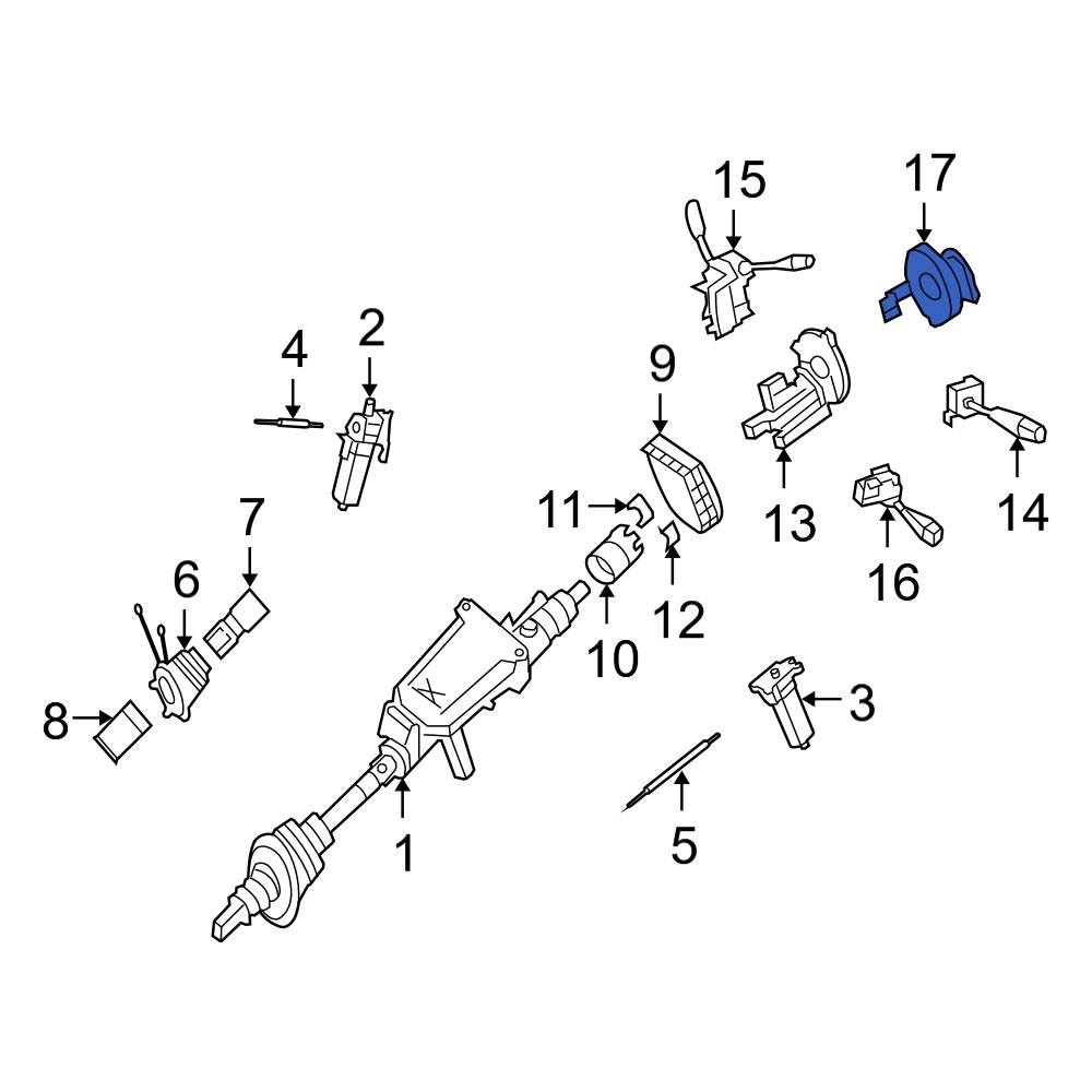 Mercedes-Benz OE 1714641018 - Air Bag Clockspring