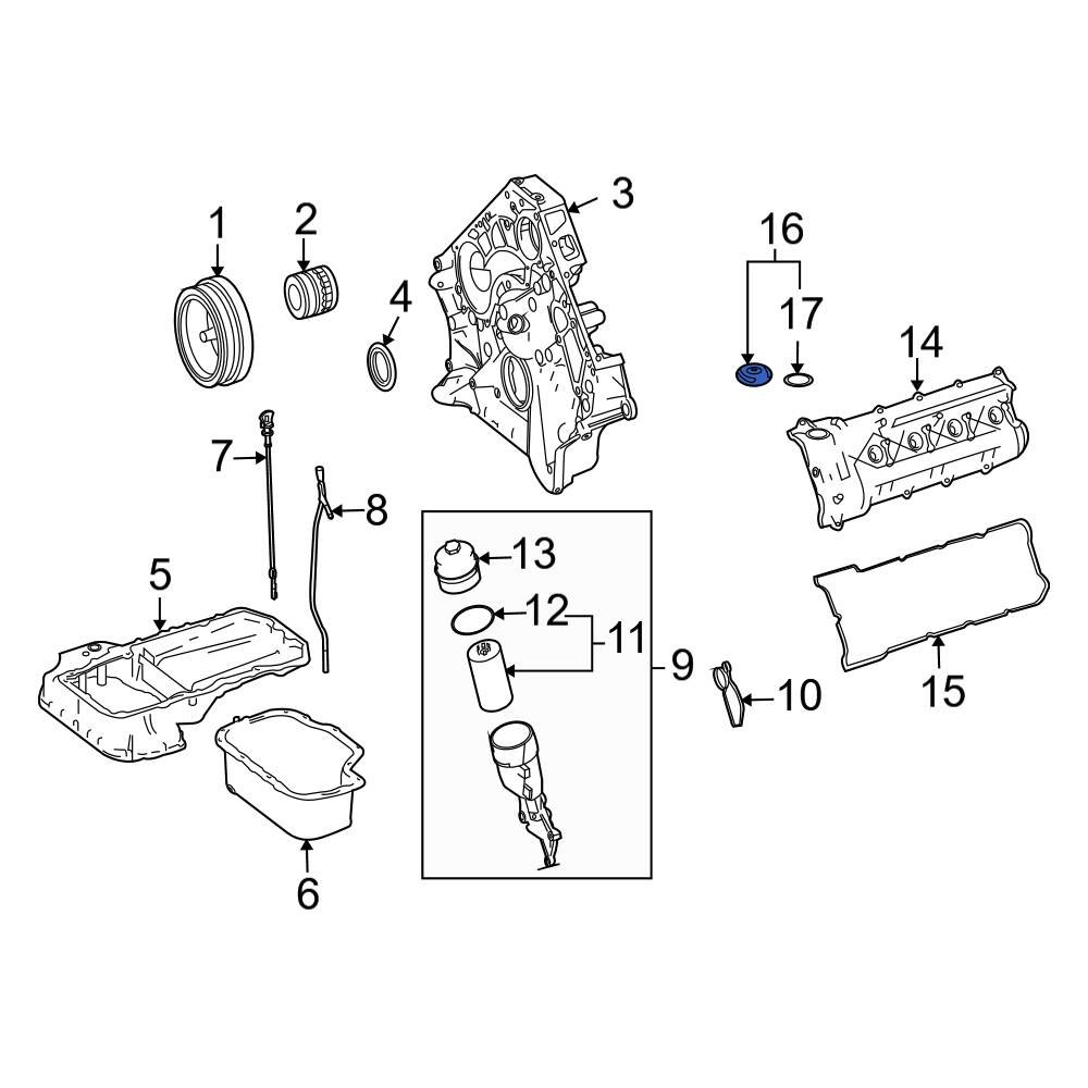 Mercedes-Benz OE 1560180102 - Engine Oil Filler Cap