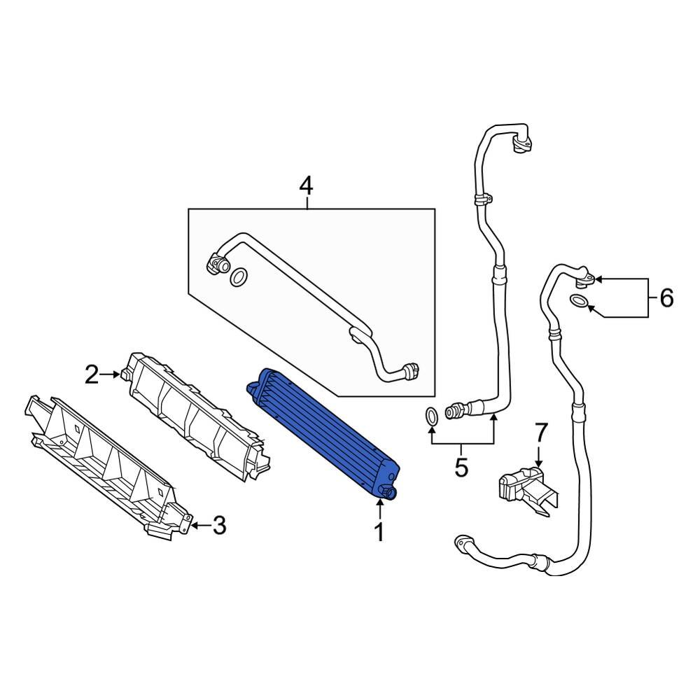 Mercedes-Benz OE 2781880401 - Engine Oil Cooler