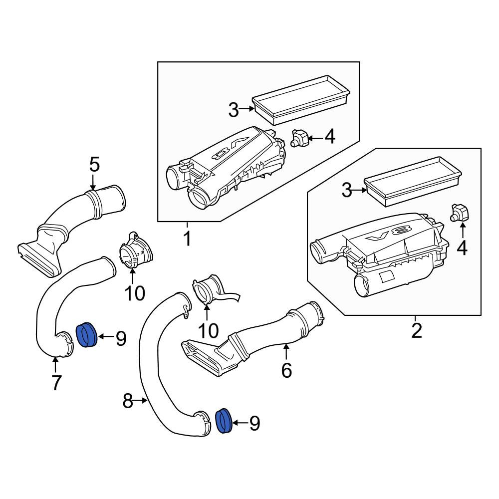 Mercedes-Benz OE 2661410160 - Engine Air Intake Hose Seal