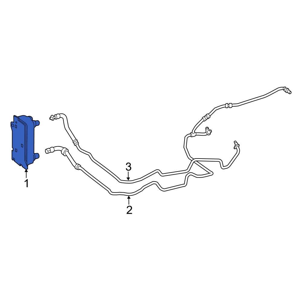 Mercedes-Benz OE 0995000300 - Automatic Transmission Oil Cooler