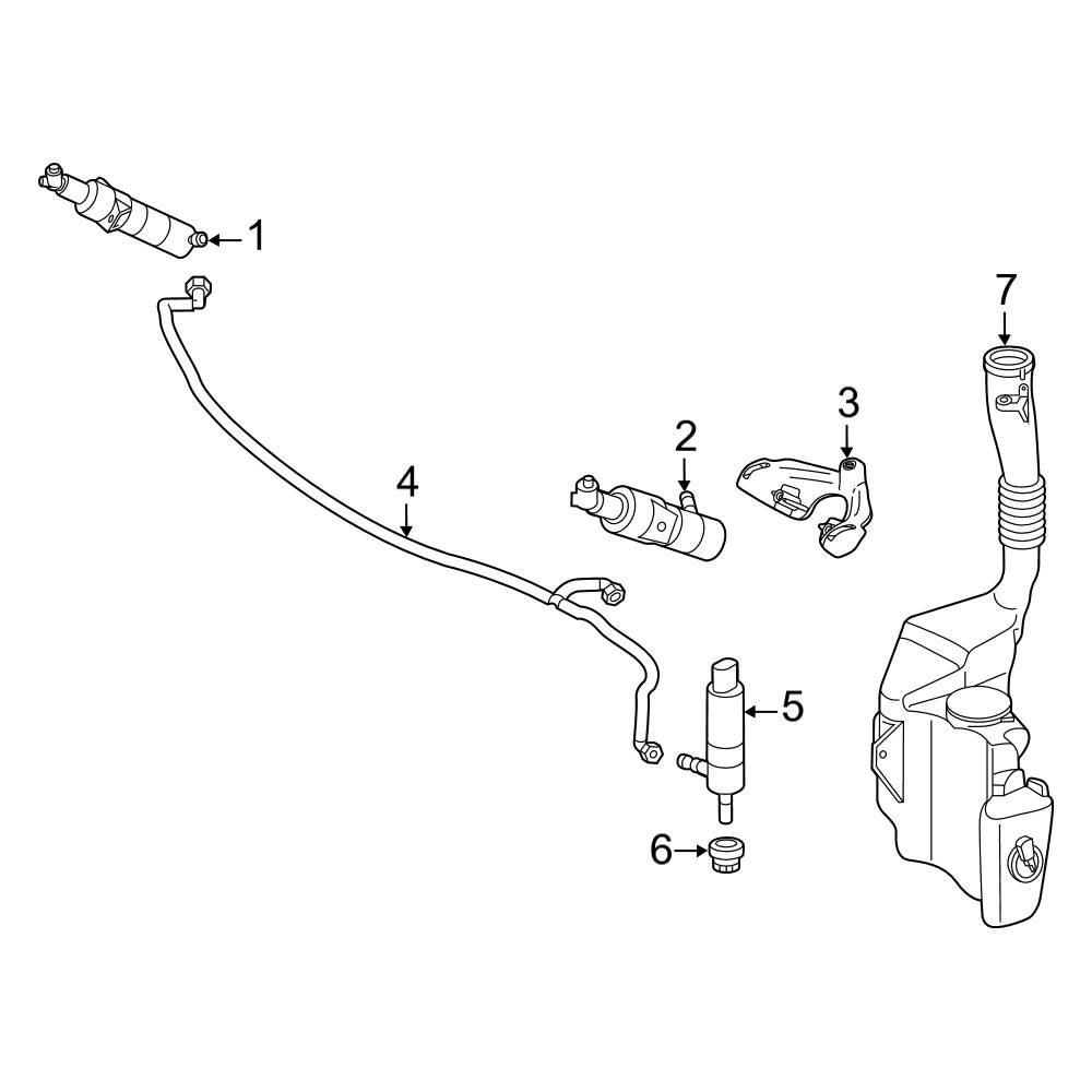 Mercedes-Benz OE 2048690920 - Washer Fluid Reservoir
