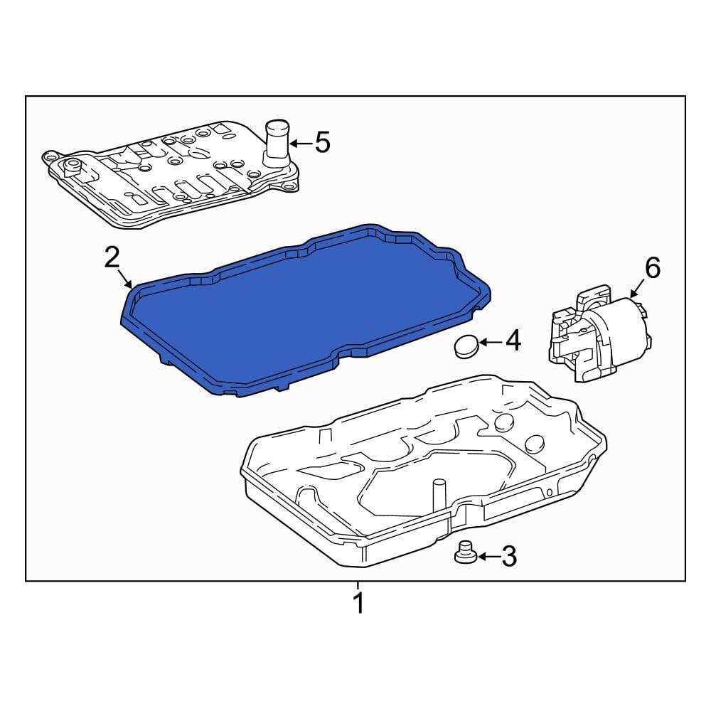 Mercedes-Benz OE 2122710080 - Transmission Oil Pan Gasket