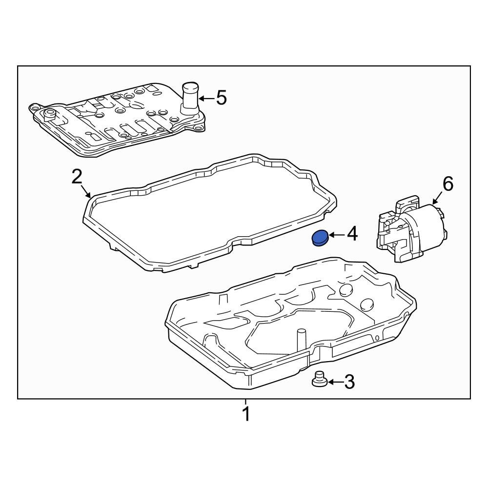 Mercedes-Benz OE 0009880852 - Transmission Oil Pan Magnet