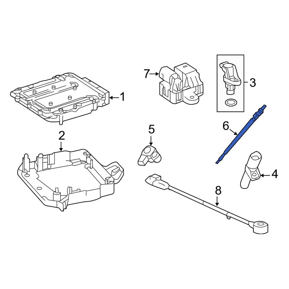 Mercedes-Benz OE 0011596601 - Diesel Glow Plug