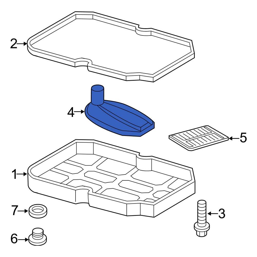 Mercedes-Benz OE 1402770095 - Transmission Oil Filter