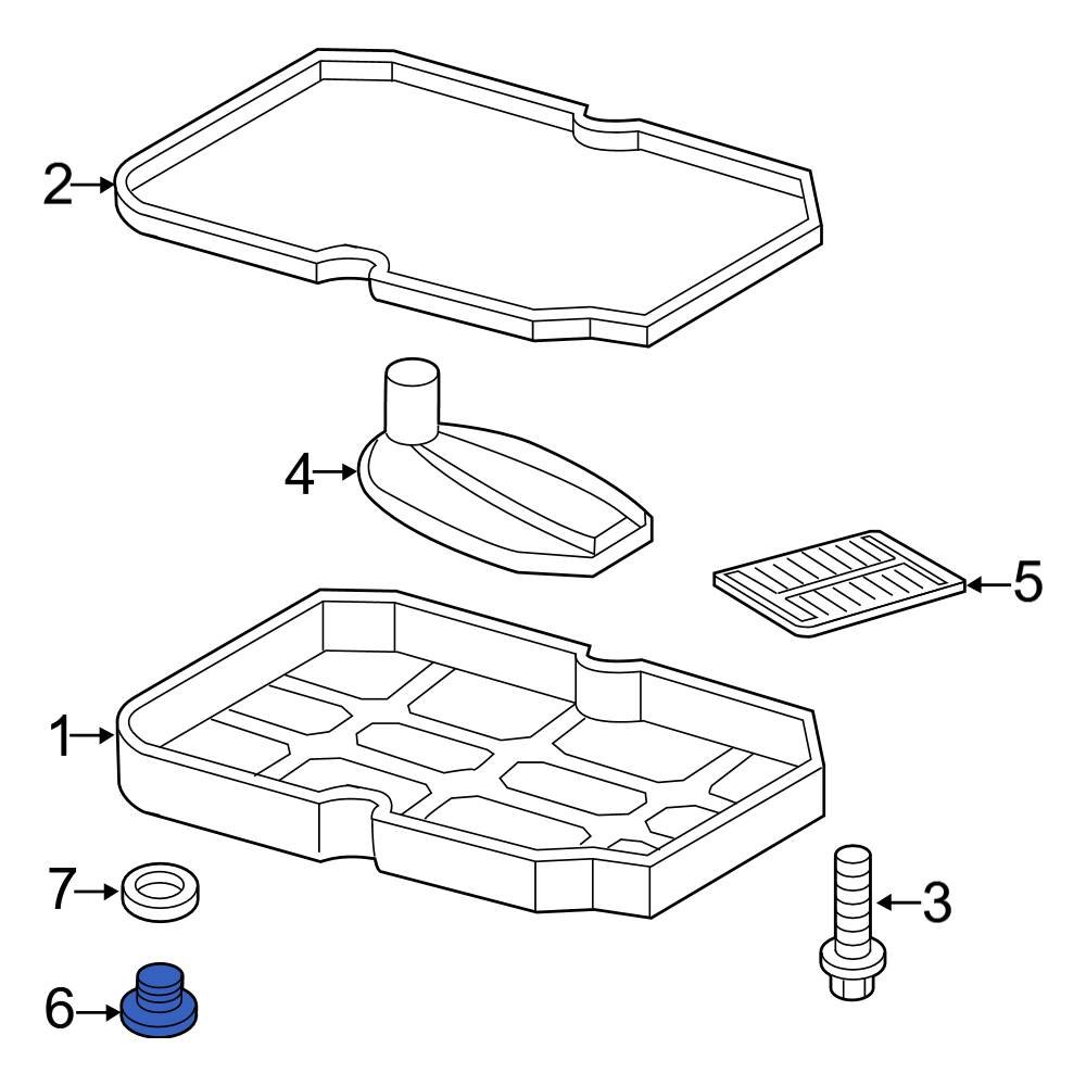 Mercedes-Benz OE 0009976532 - Transmission Drain Plug
