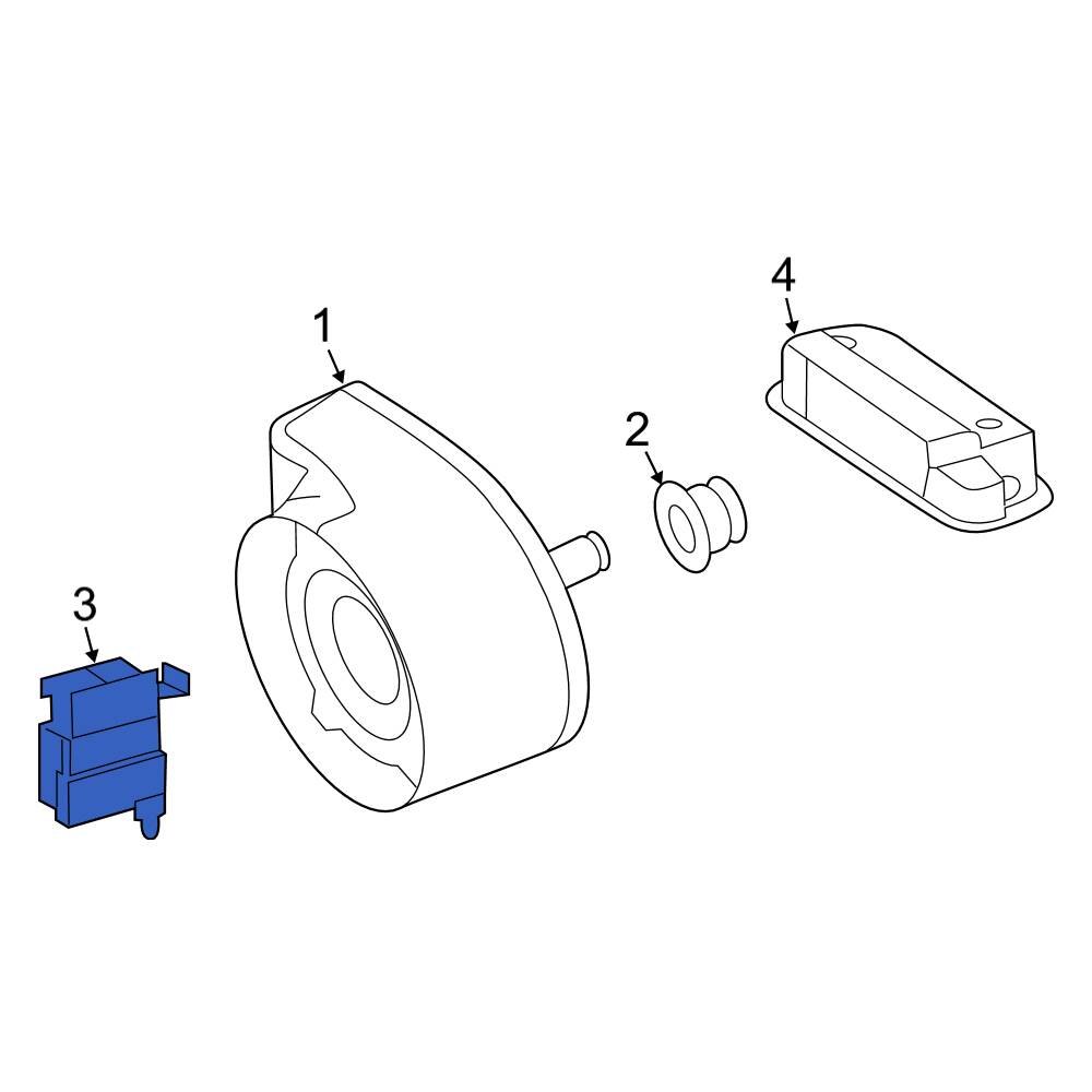 Mercedes-Benz OE 9079821100 - Hood Contact Switch