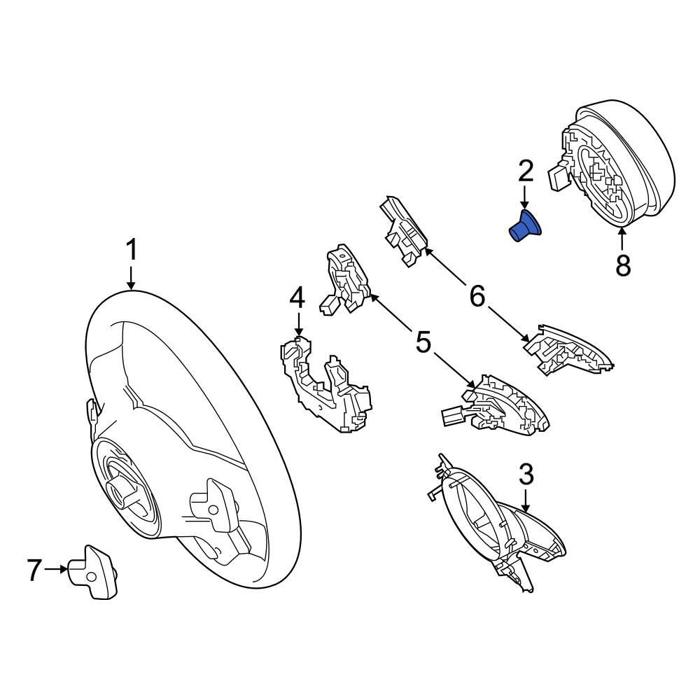 Mercedes-Benz OE 0009906239 - Steering Wheel Bolt