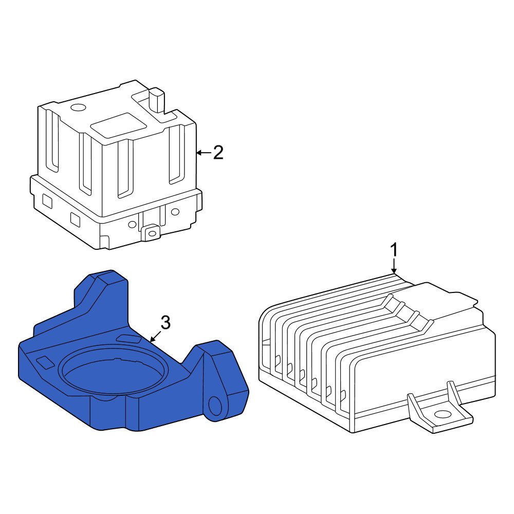 Mercedes-Benz OE 4475403686 - Front Hybrid & Electric Vehicle Sound ...