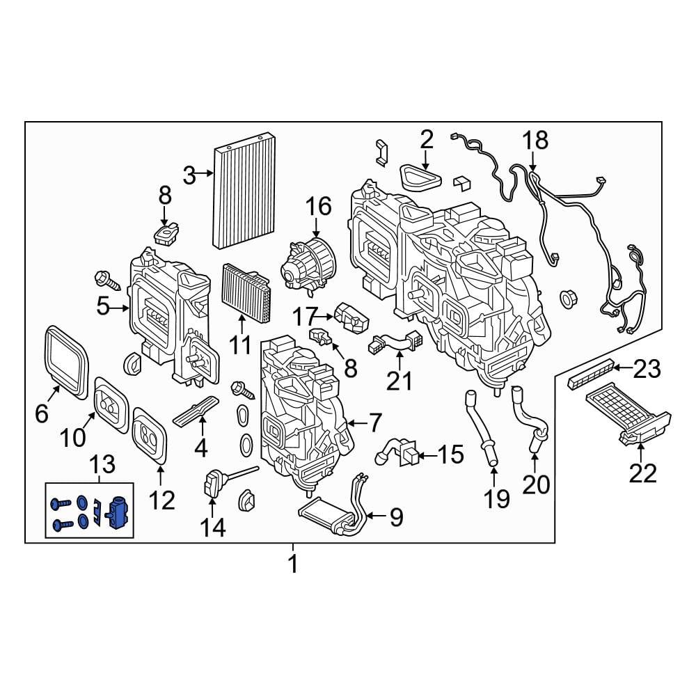 Mercedes-Benz OE 0008303405 - Front A/C Expansion Valve
