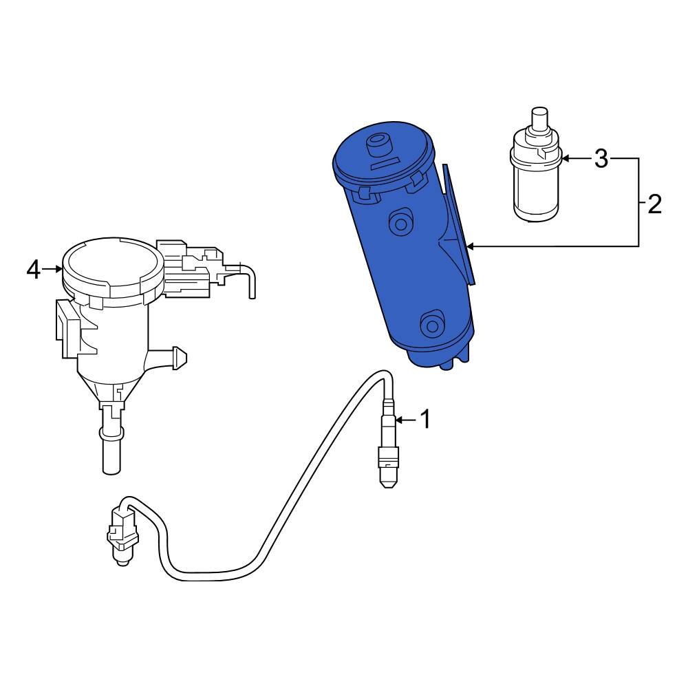 Mercedes-Benz OE 2054704000 - Vapor Canister