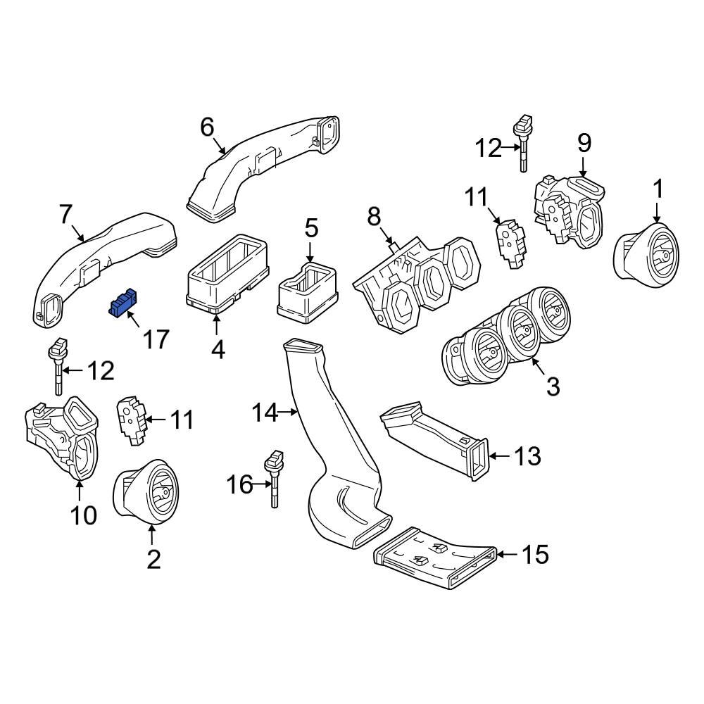 Mercedes-Benz OE 0009055800 - Ambient Air Quality Sensor