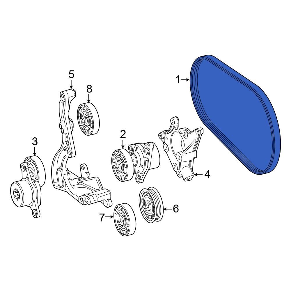 Mercedes-Benz OE 0039934196 - Serpentine Belt