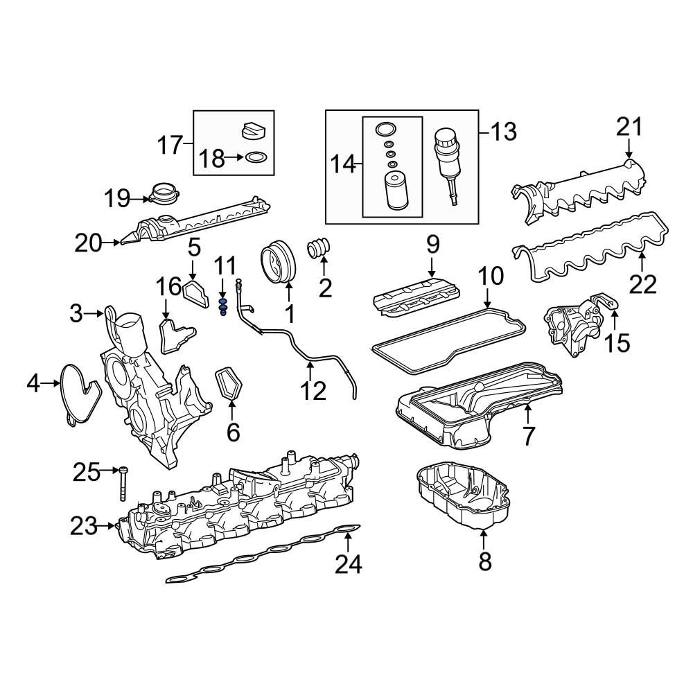 Mercedes-Benz OE 6460100035 - Engine Oil Dipstick Tube Cap