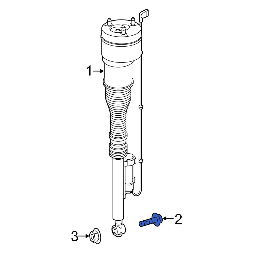 Mercedes-Benz OE 0049909200 - Suspension Shock Absorber Bolt