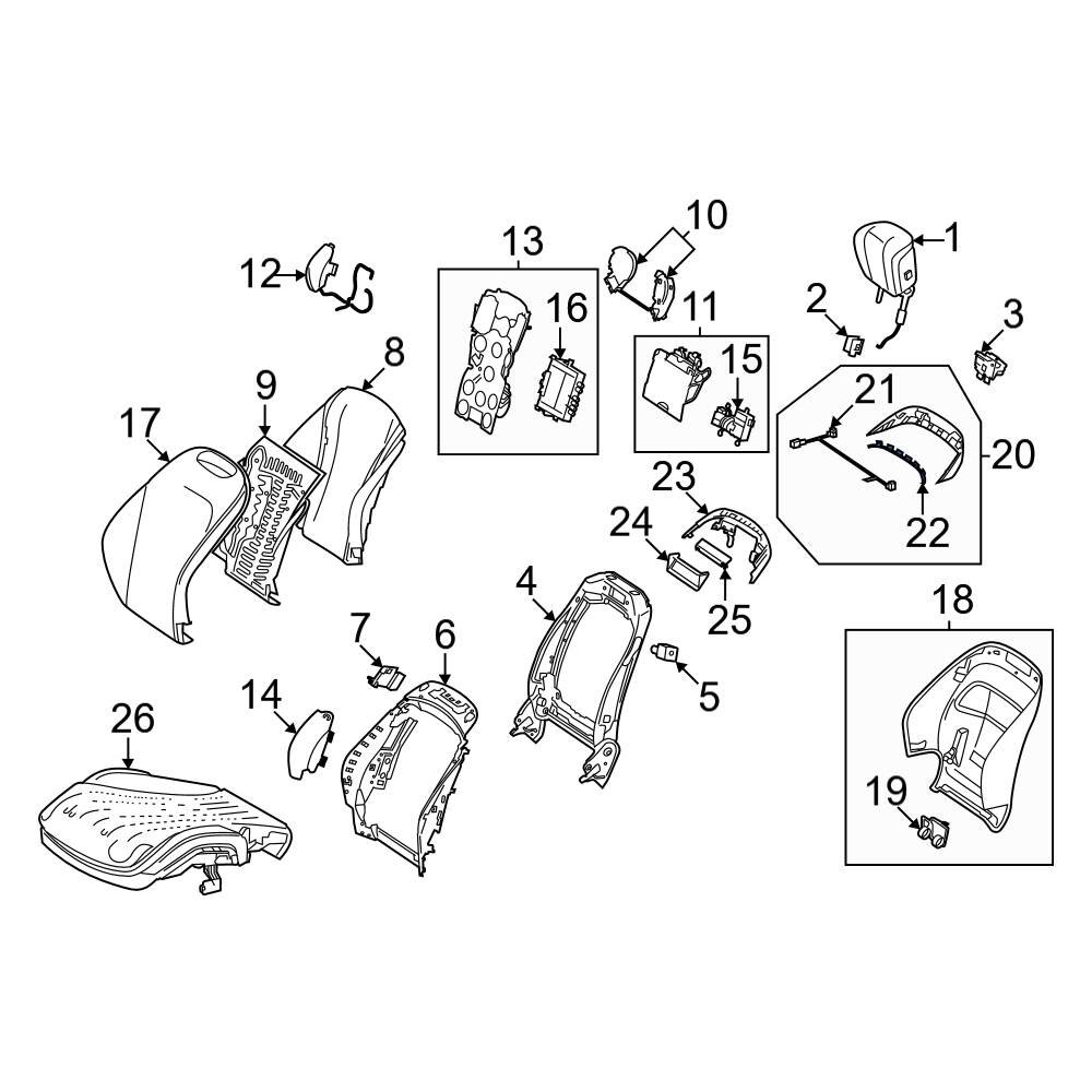 Mercedes-Benz OE 0999066802 - Front Right Courtesy Light Lens