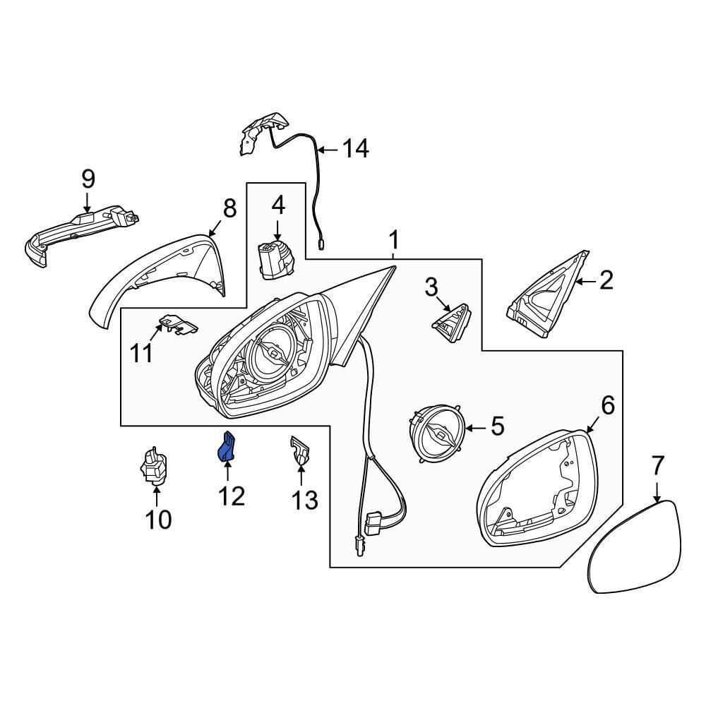 Mercedes-Benz OE 0999069302 - Front Left Courtesy Light