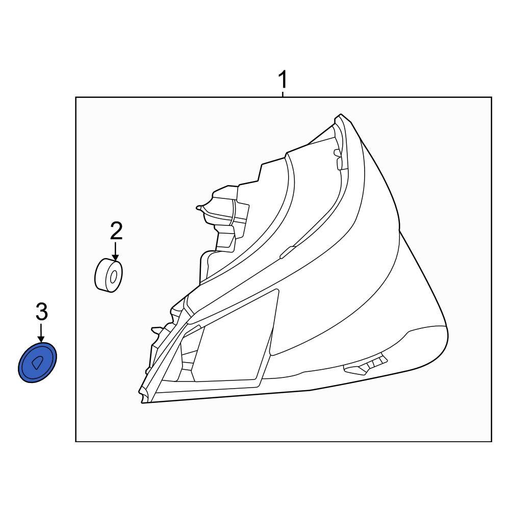 Mercedes-Benz OE 2928260500 - Rear Tail Light Seal