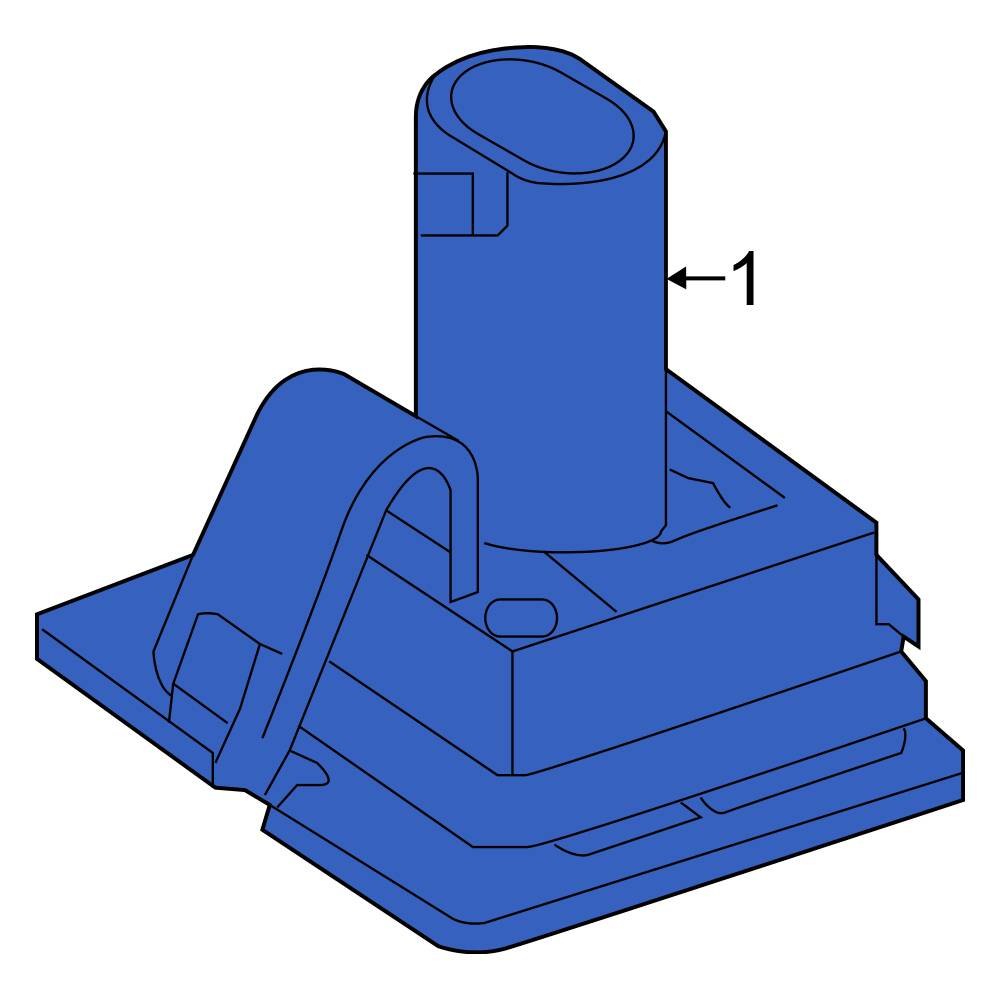 Mercedes-Benz OE 0999061504 - Rear License Plate Light Assembly
