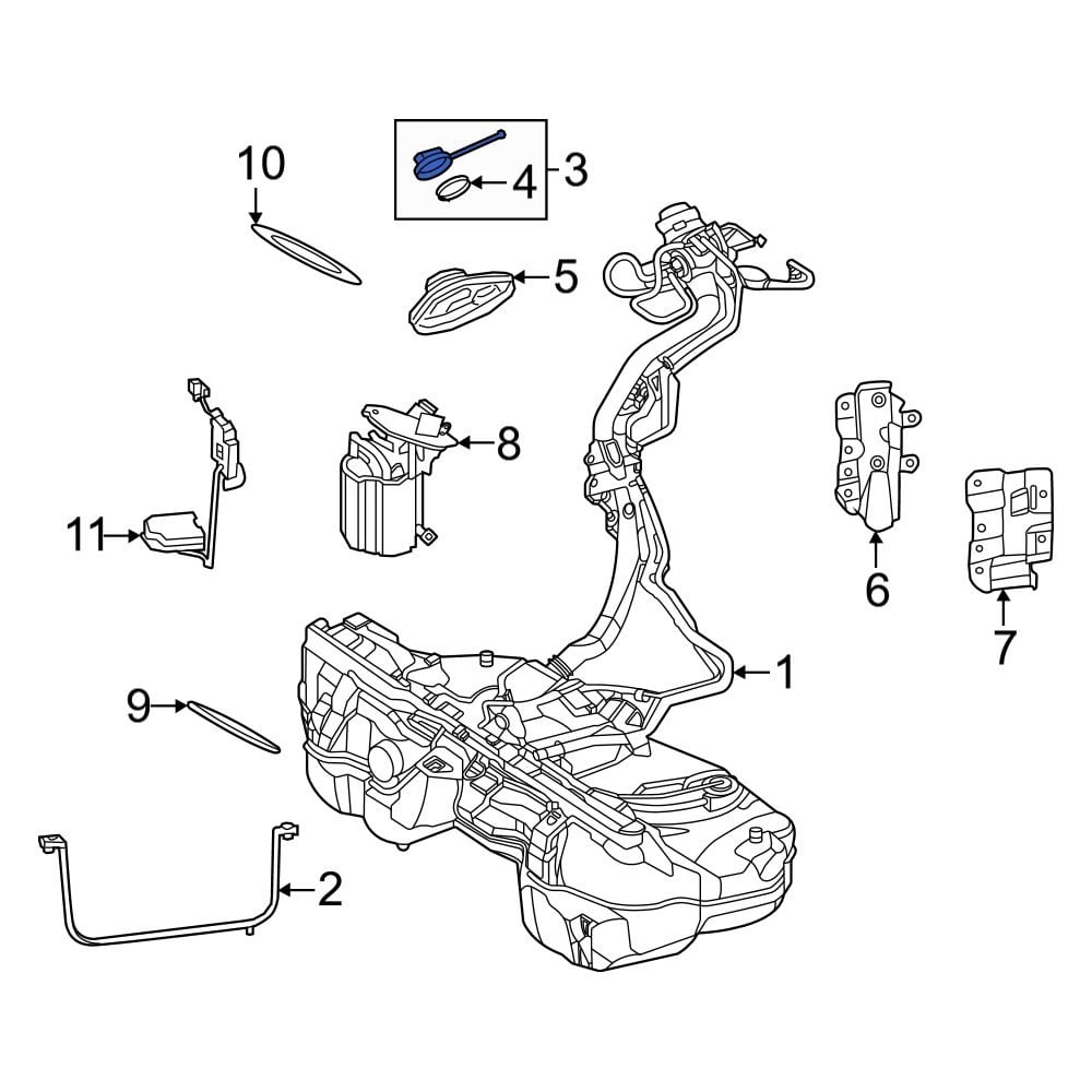 Mercedes-Benz OE 0004706500 - Fuel Tank Cap