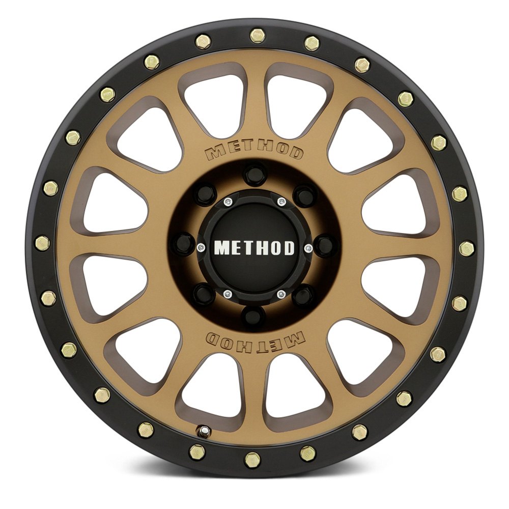 METHOD RACE® 305 NV HD Wheels - Bronze with Matte Black Lip Rims