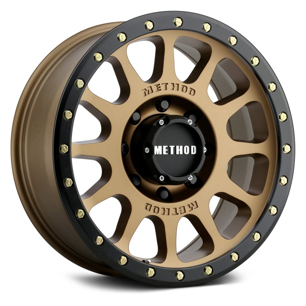METHOD RACE® 305 NV HD Wheels - Bronze with Matte Black Lip Rims