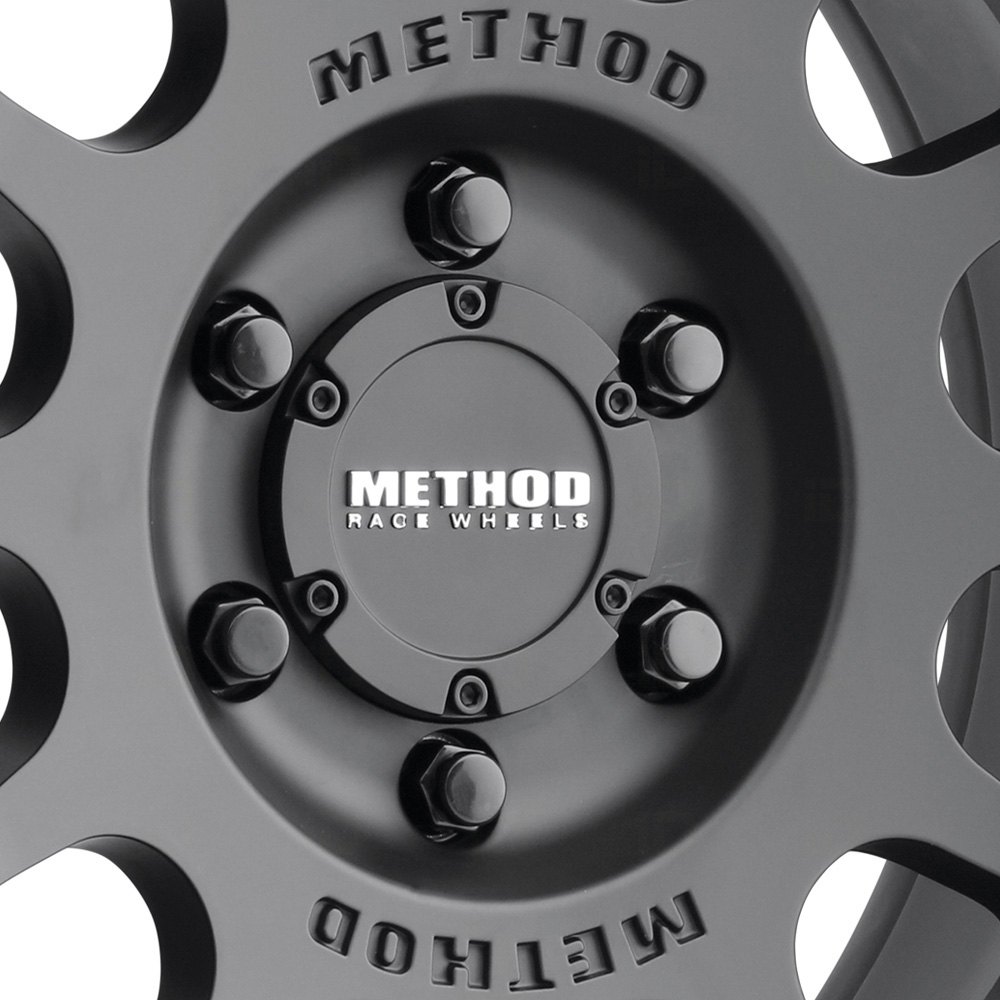 METHOD RACE® 305 NV Wheels - Matte Black with Gloss Black Ring Rims