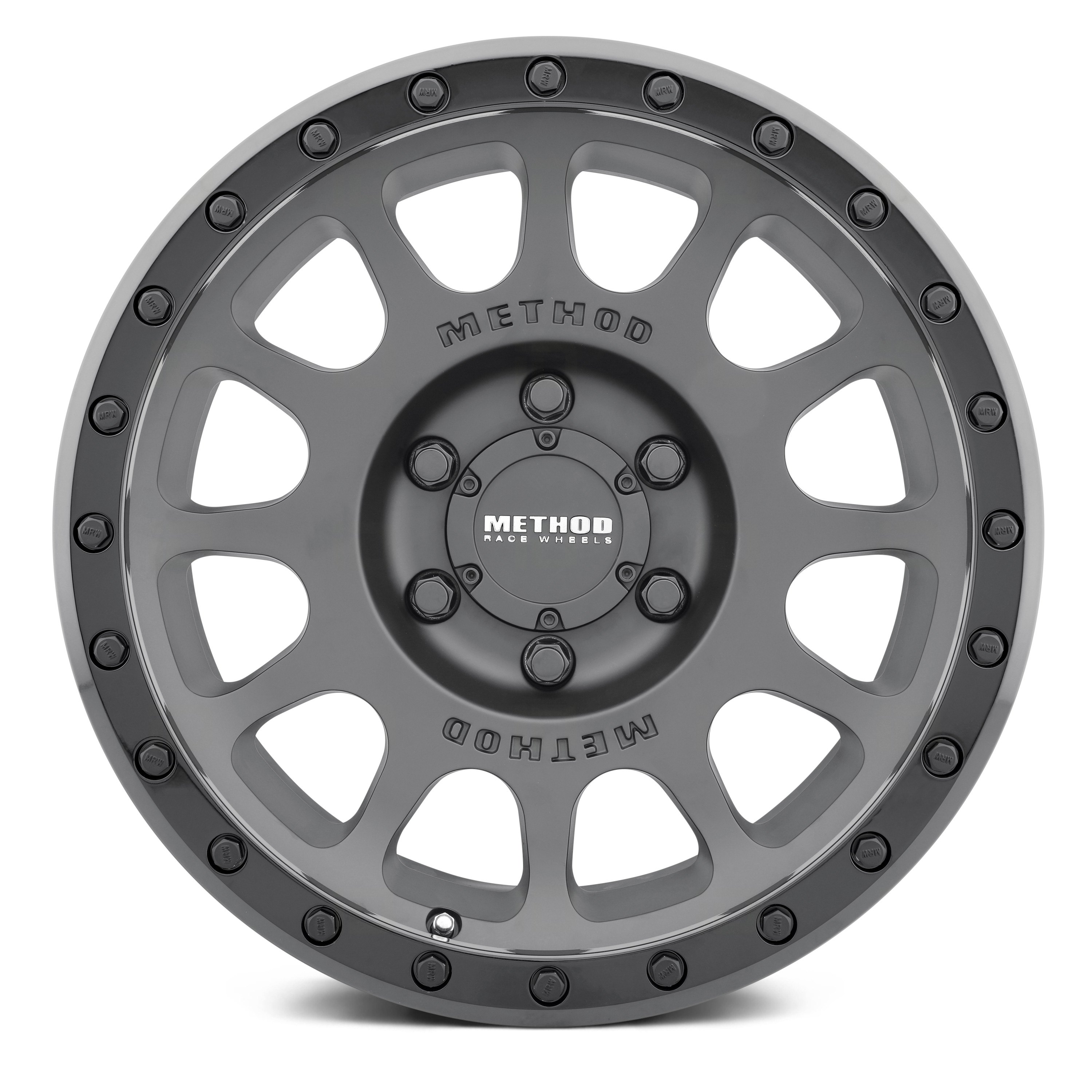 METHOD RACE® 305 NV Wheels - Matte Black with Gloss Black Ring Rims