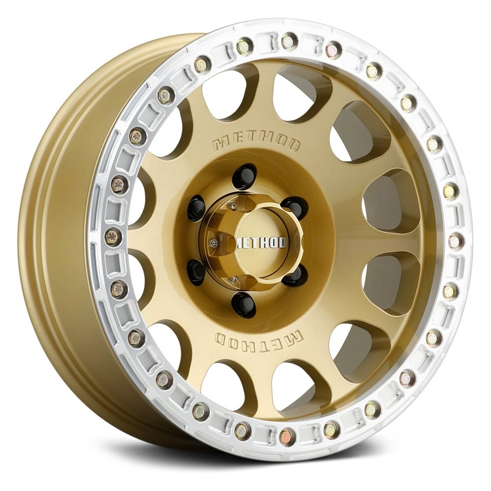 METHOD RACE® 105 BEADLOCK Wheels - Gold Rims