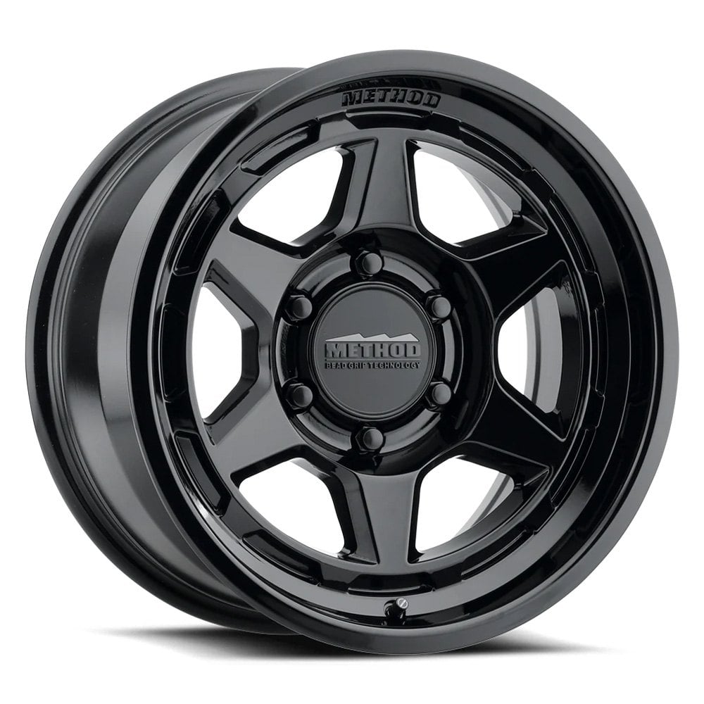 METHOD RACE® 708 BEAD GRIP Wheels - Gloss Black Rims - MR708890581312