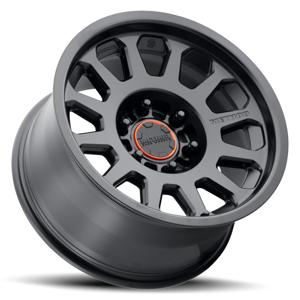 METHOD RACE® BLT100 FORGED BEAD GRIP Wheels - Matte Black Rims