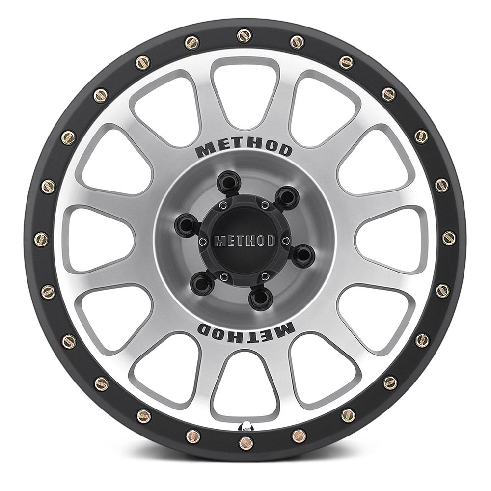 METHOD RACE® 305 NV Wheels - Matte Black with Machined Face Rims