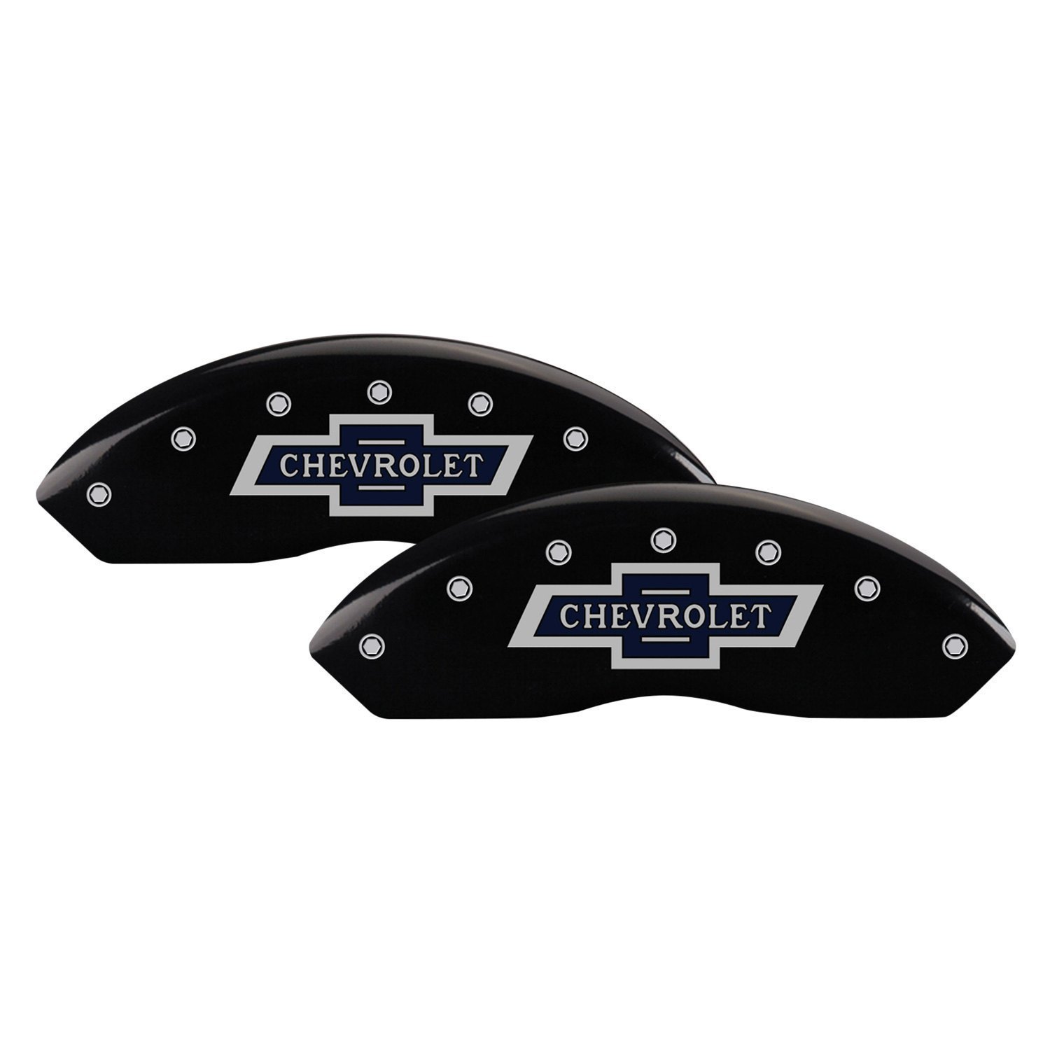 MGP® 14268SBANBK - Gloss Black Caliper Covers with 100 Anniversary Logo ...