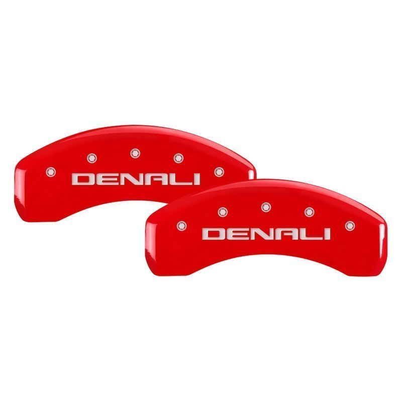 MGP® 34220SDNLRD - Gloss Red Caliper Covers with Denali Engraving (Full ...