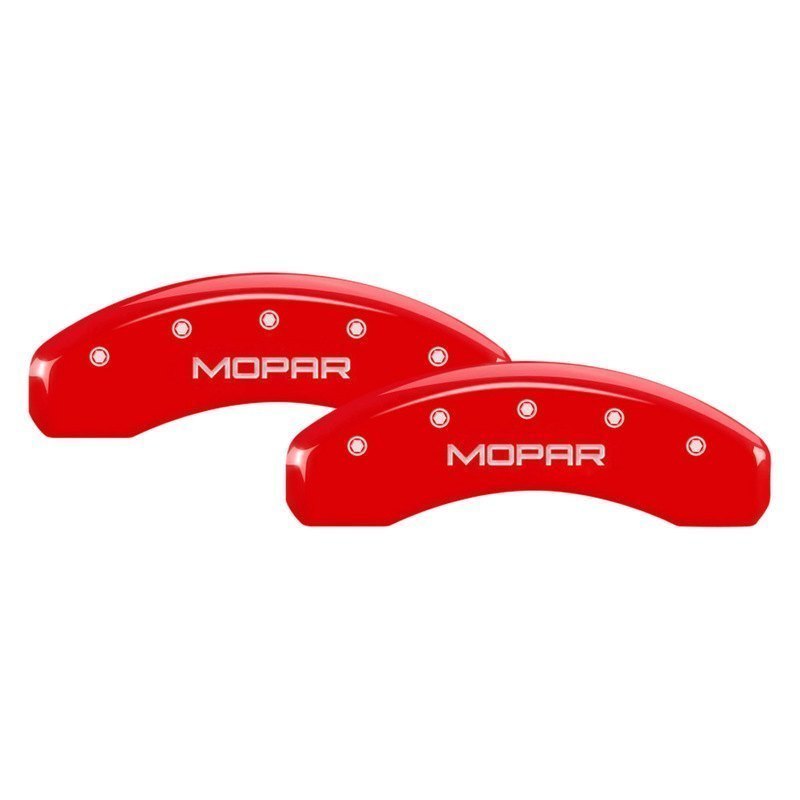MGP® 42024SMOPRD - Gloss Red Caliper Covers with Mopar Engraving (Full ...