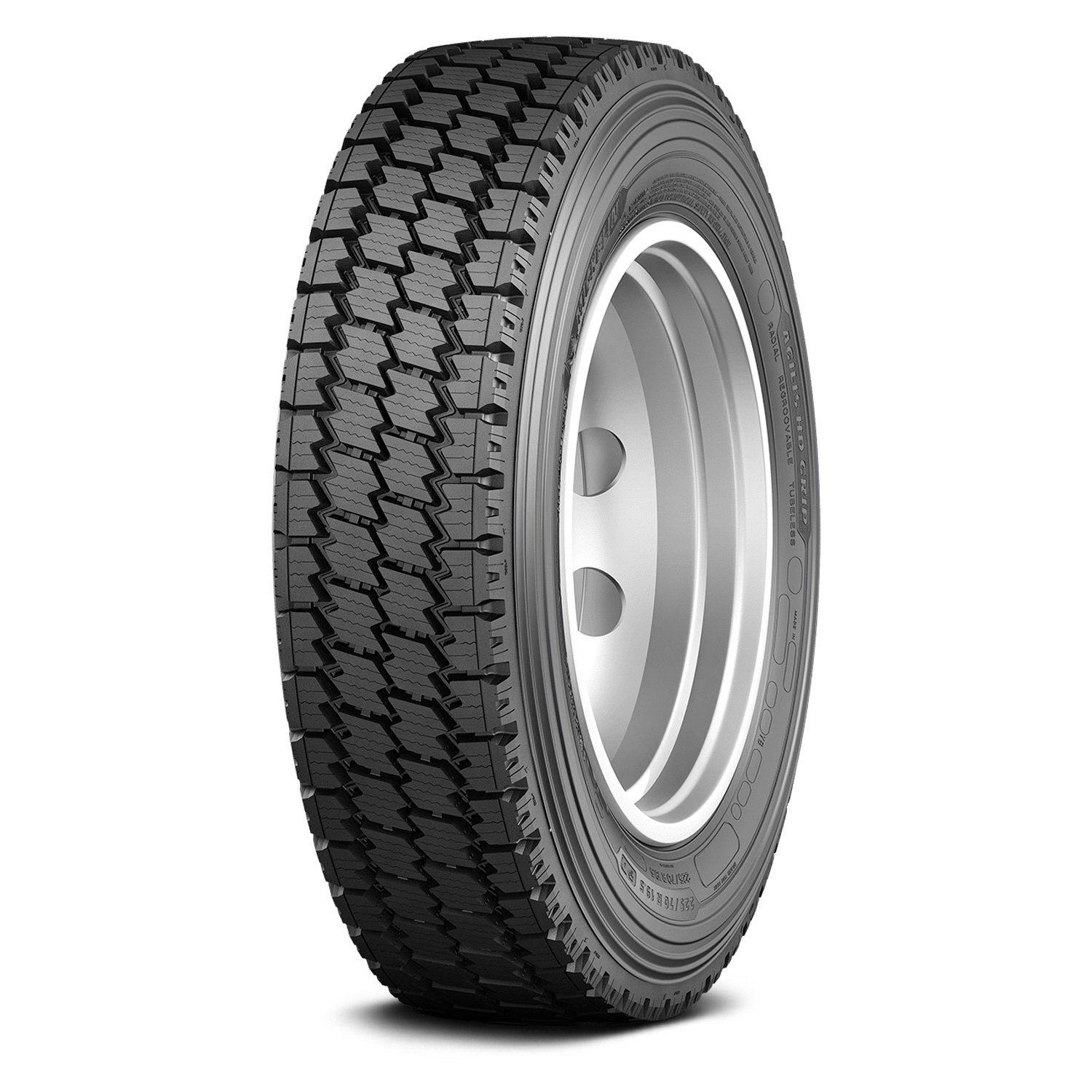 MICHELIN TIRES® 79805 - AGILIS HD GRIP D 225/70R19.5 128N