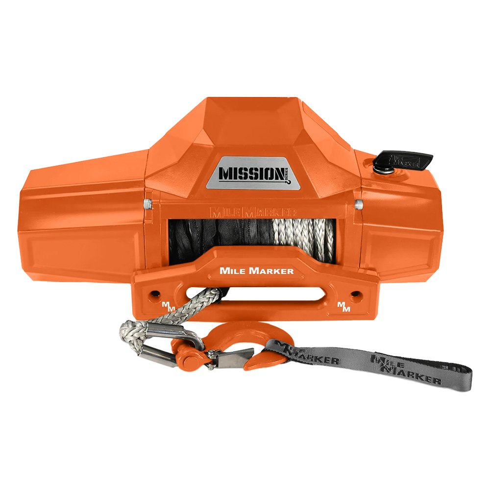 Mile Marker® 78-53251-TO-GG-TO-TO - 12,000 lbs Mission Team Orange ...