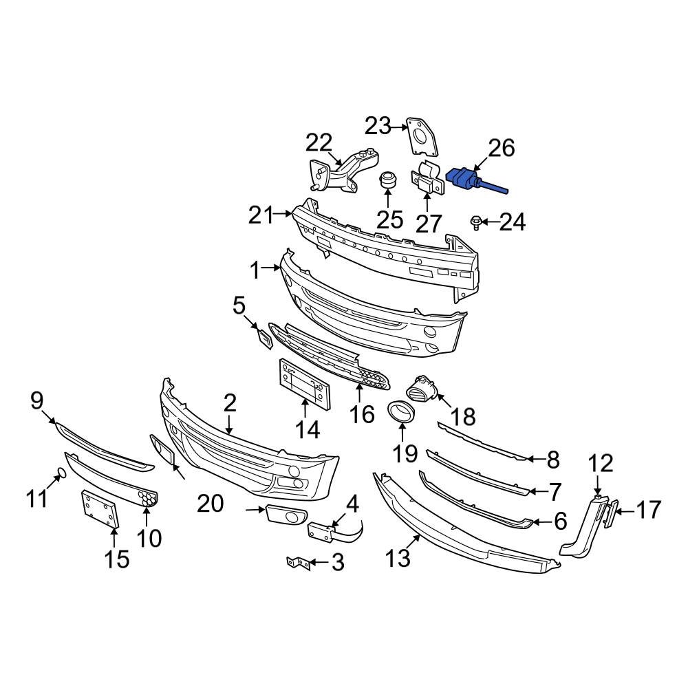 Mini OE 65816936953 - Front Ambient Air Temperature Sensor