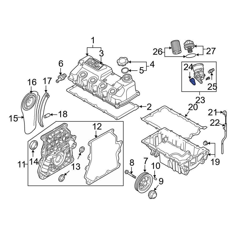 Mini OE 11421486687 - Engine Oil Filter Housing Gasket