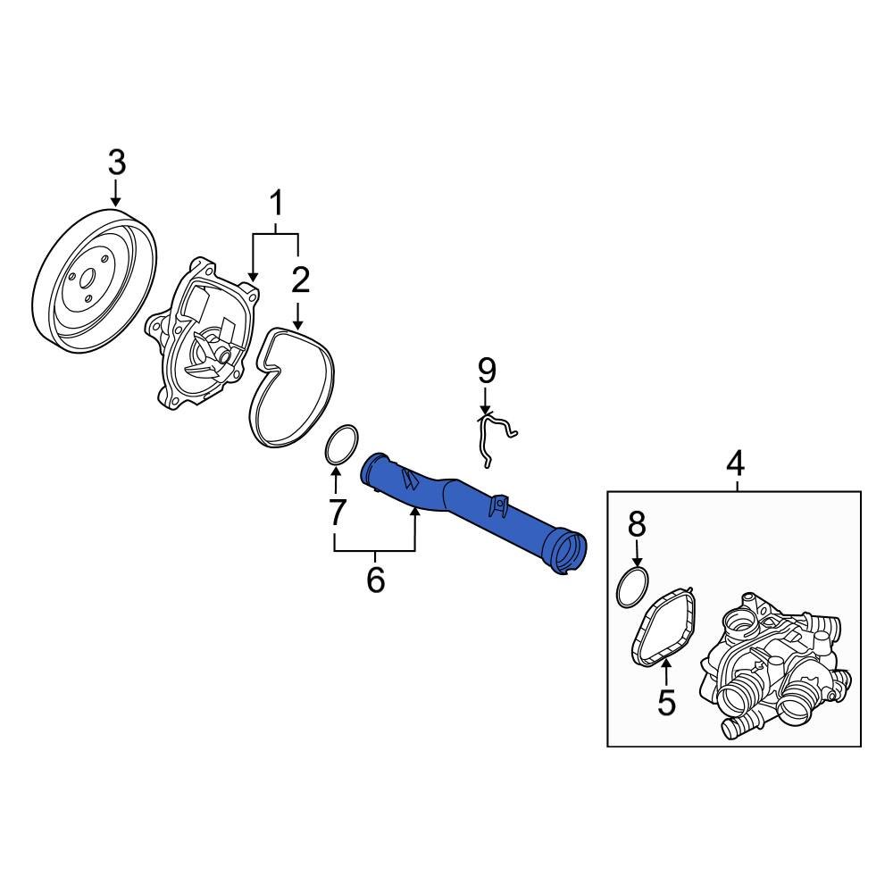 Mini OE 11537567849 - Engine Coolant Pipe