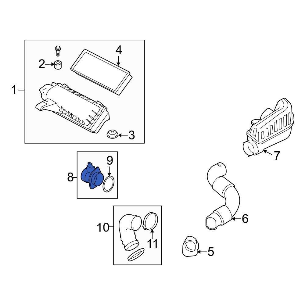 Mini OE 13627542418 - Mass Air Flow Sensor