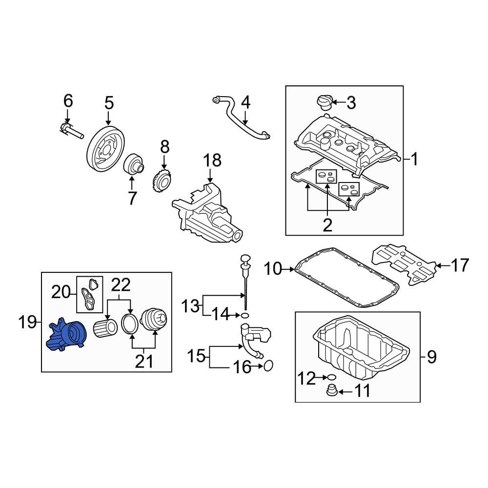 Mini OE 11428643762 - Engine Oil Filter Housing