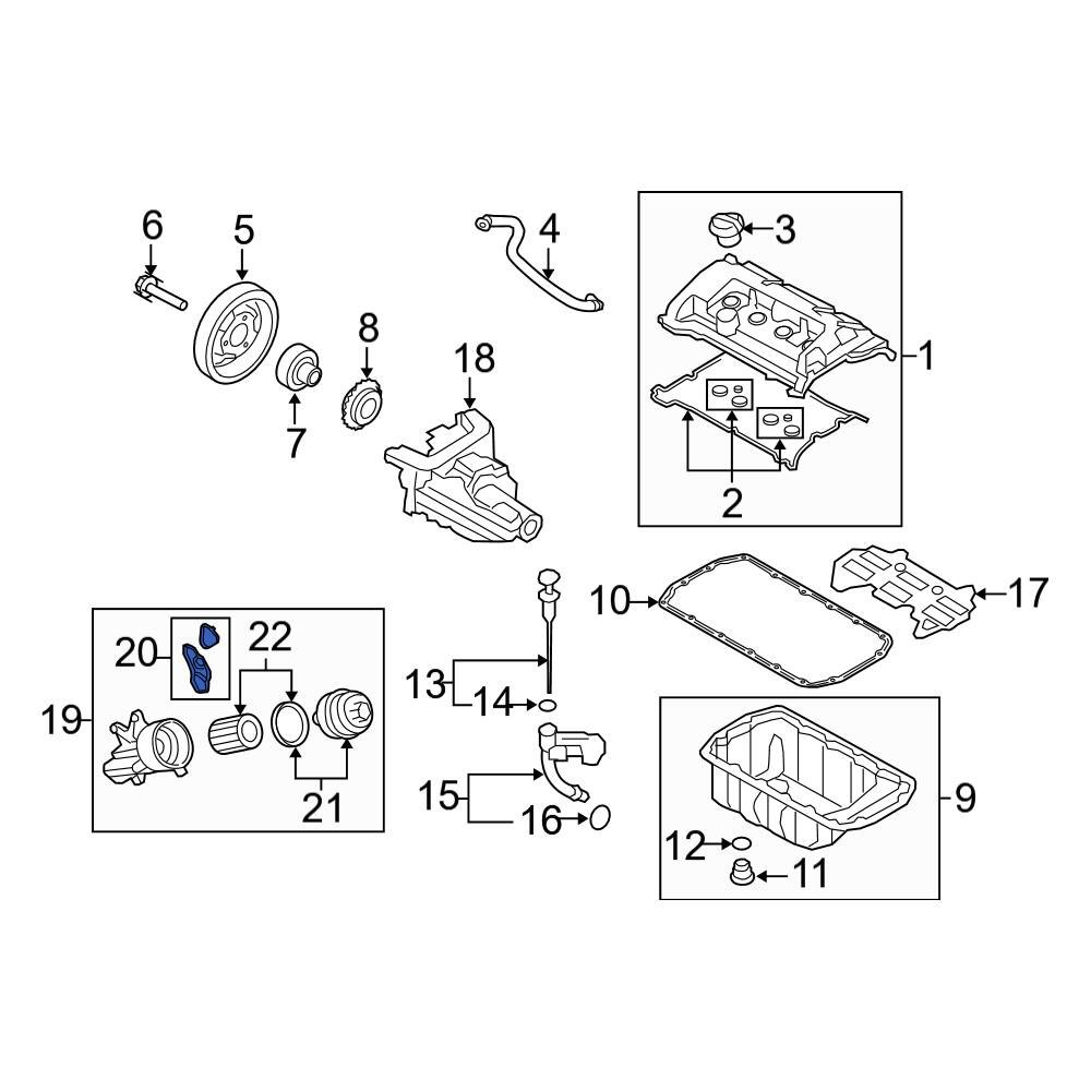 Mini OE 11428643758 - Engine Oil Filter Housing Gasket