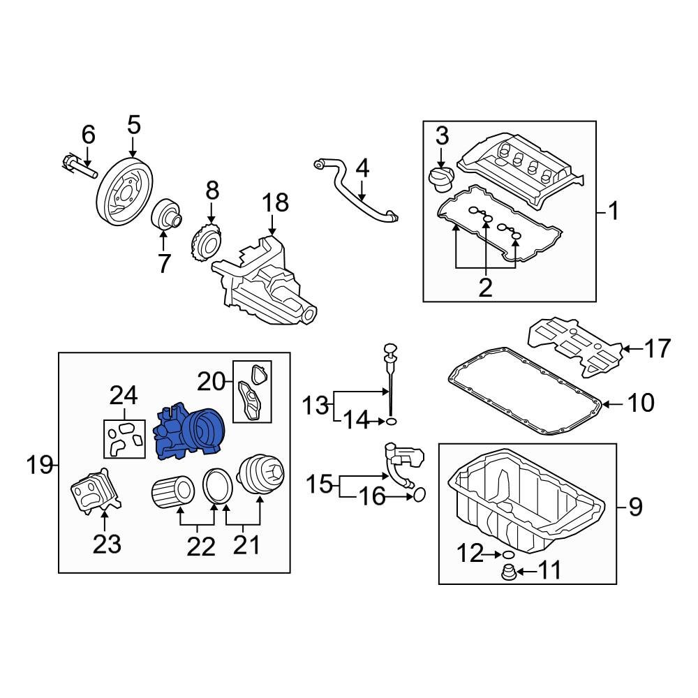 Mini OE 11428643749 - Engine Oil Filter Housing